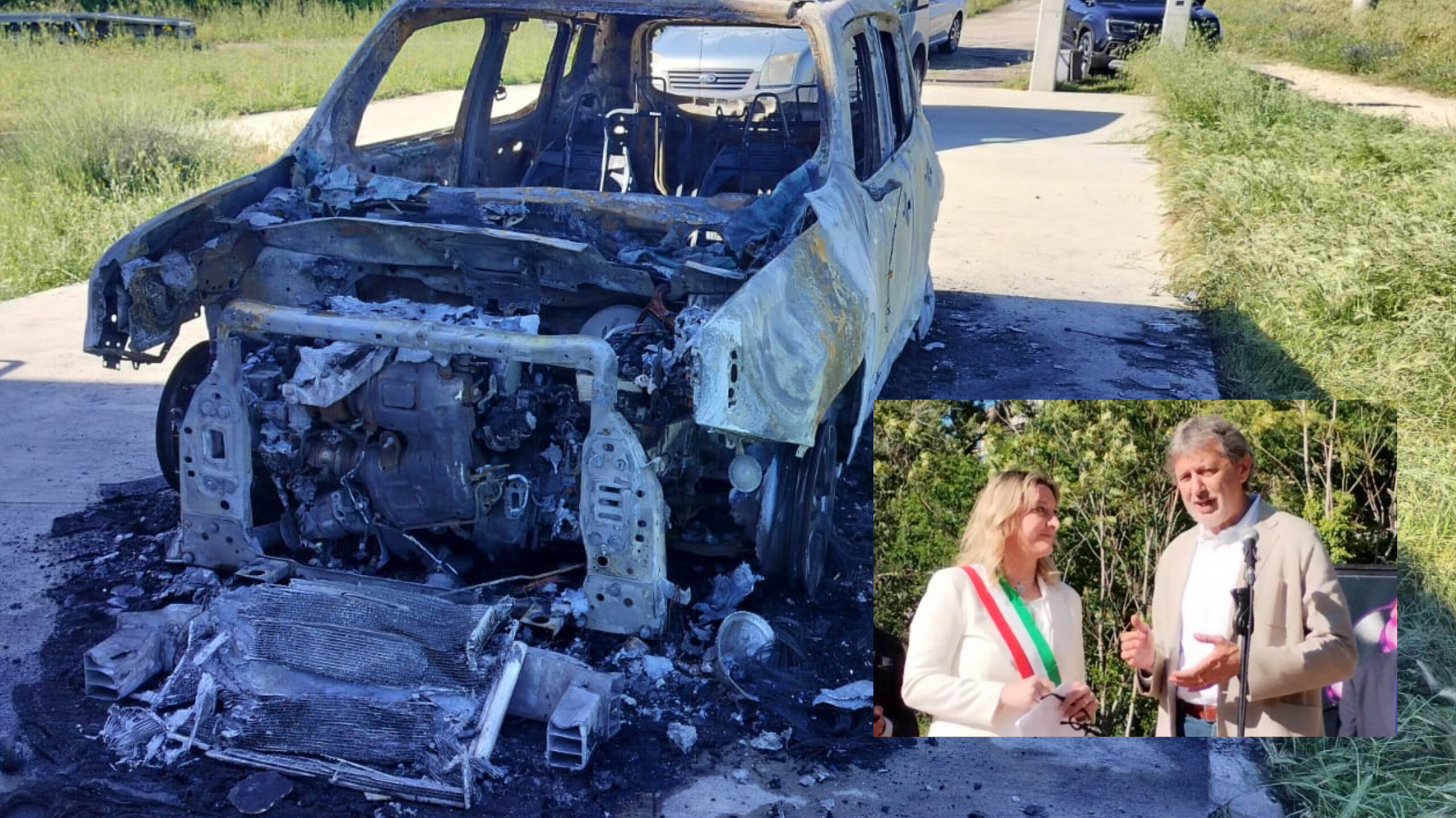 Auto incendiata, indagini a buon punto: “Notte di paura, non mi piego ...